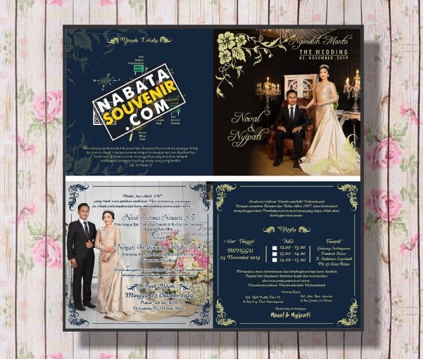 Undangan Nikah Foto Full Colour - NABATA SOUVENIR
