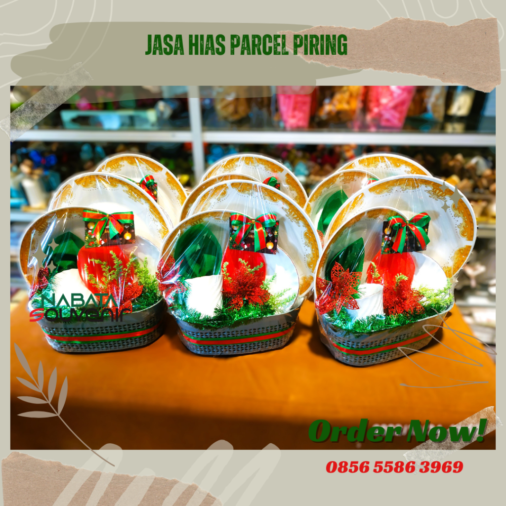 jasa hias parcel piring - NABATA SOUVENIR